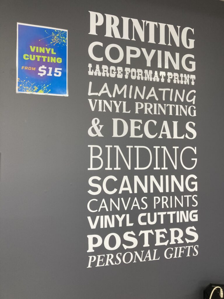 Vinyl Print and Cut - Masterton Print and Copy